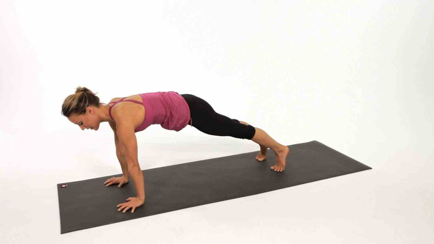 demonstration of plank pose the yoga journal encyclopedia provides ...
