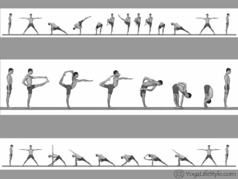 unlimited beginners Namaste Yoga Poses yoga poses chart—your cheat ...